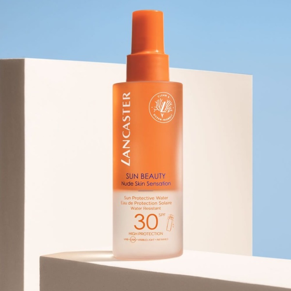 Lancaster Sun Beauty Nude Skin Sensation Protective Water SPF 30 150ml ...