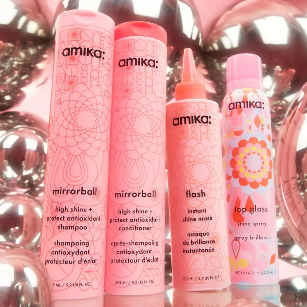 amika mirrorball high shine antioxidant conditioner 275ml ...