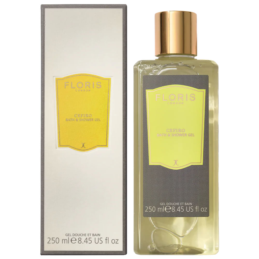 Floris Cefiro Moisturising Bath & Showergel 250ml - scentubeauty.co.uk