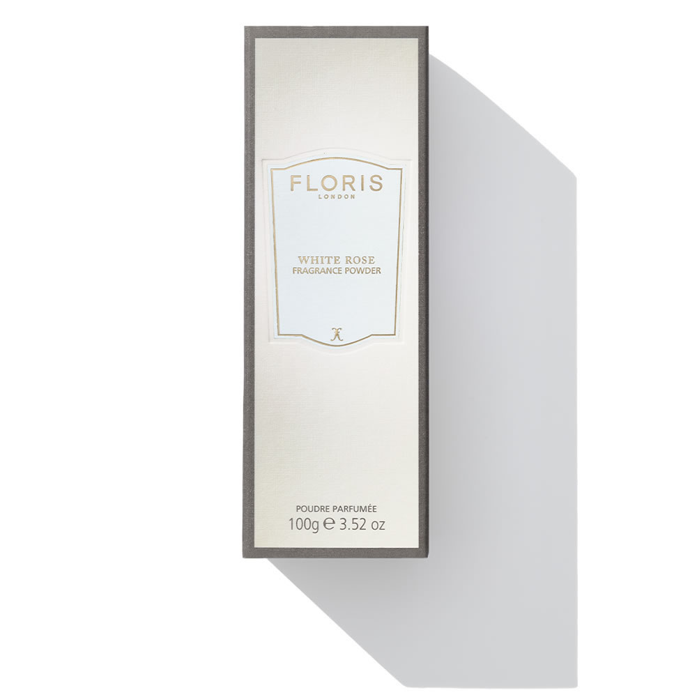 Floris White Rose Fragrance Powder 100g - scentubeauty.co.uk