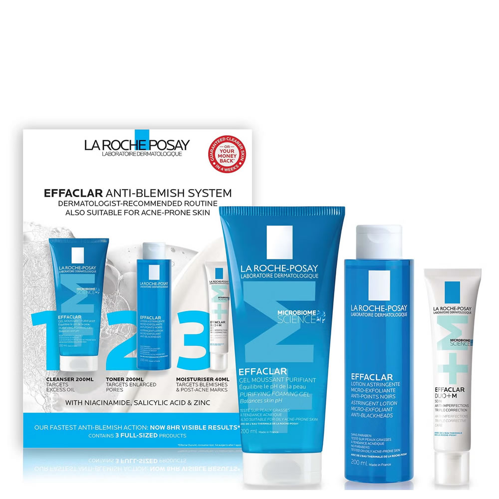 La Roche Posay Effaclar 3 Step Kit - scentubeauty.co.uk