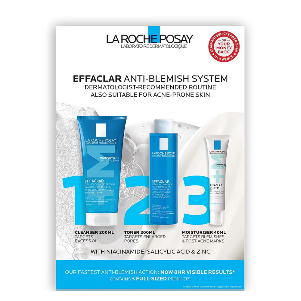 La Roche Posay Effaclar 3 Step Kit - scentubeauty.co.uk