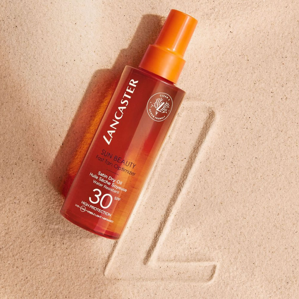 Lancaster Sun Beauty Fast Tan Optimizer Satin Dry Oil SPF 30 150ml ...