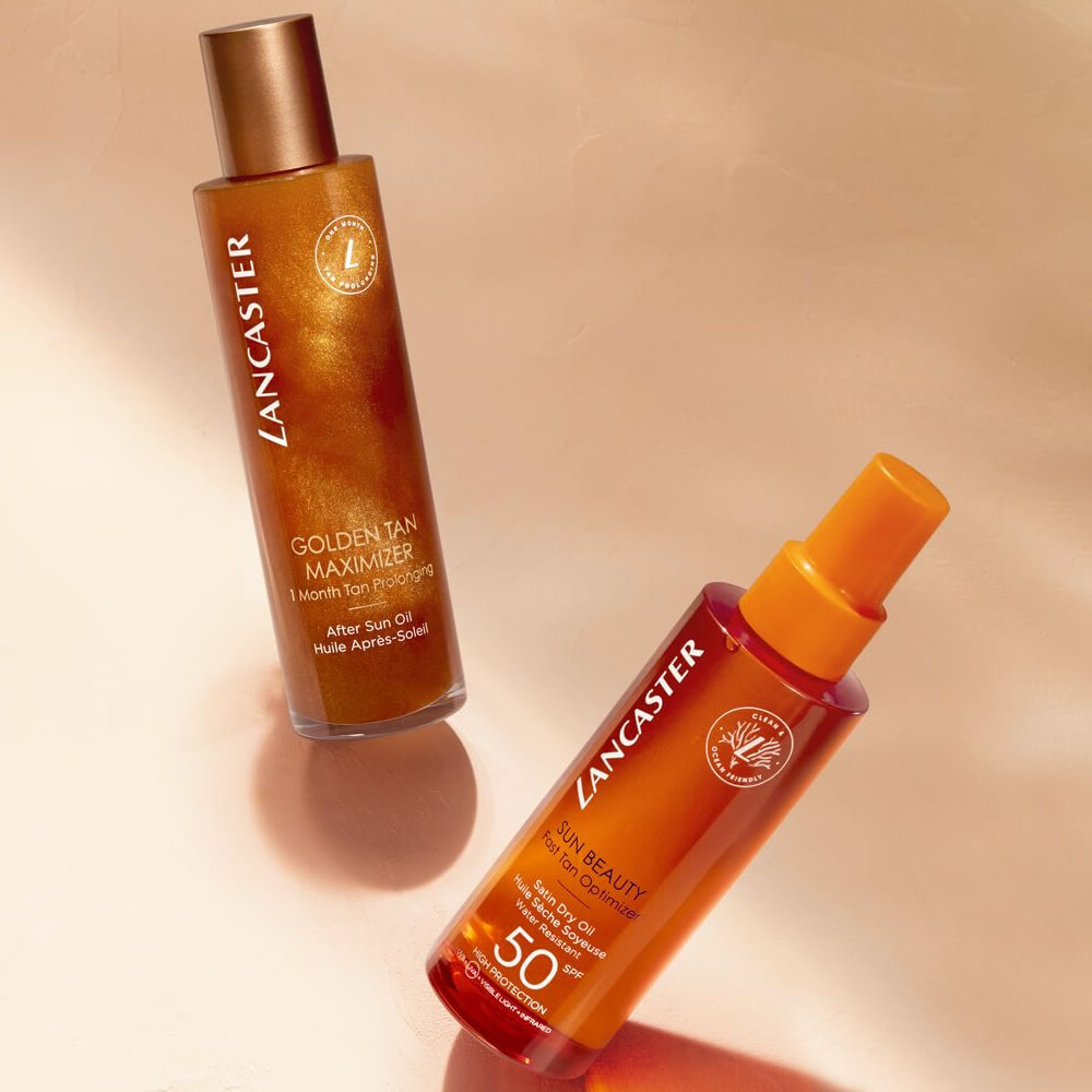 Lancaster Sun Beauty Fast Tan Optimizer Satin Dry Oil SPF 50 150ml ...