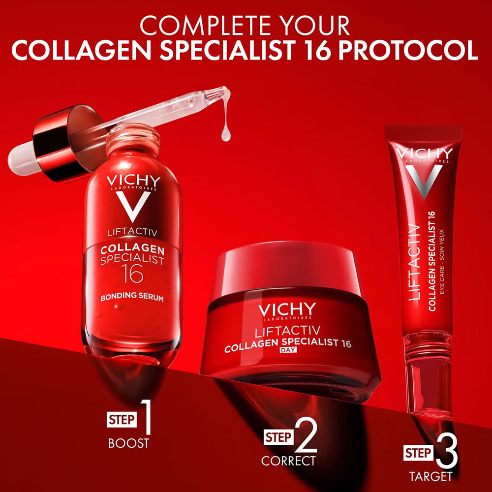 Vichy Liftactiv Collagen Specialist 16 Bonding Serum 30ml - scentubeauty.co.uk