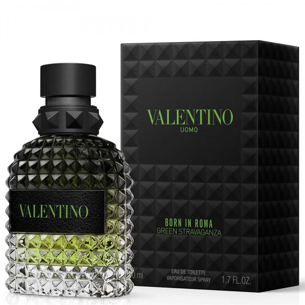Valentino Born In Roma Uomo Green Stravaganza EDT 50ml - scentubeauty.co.uk